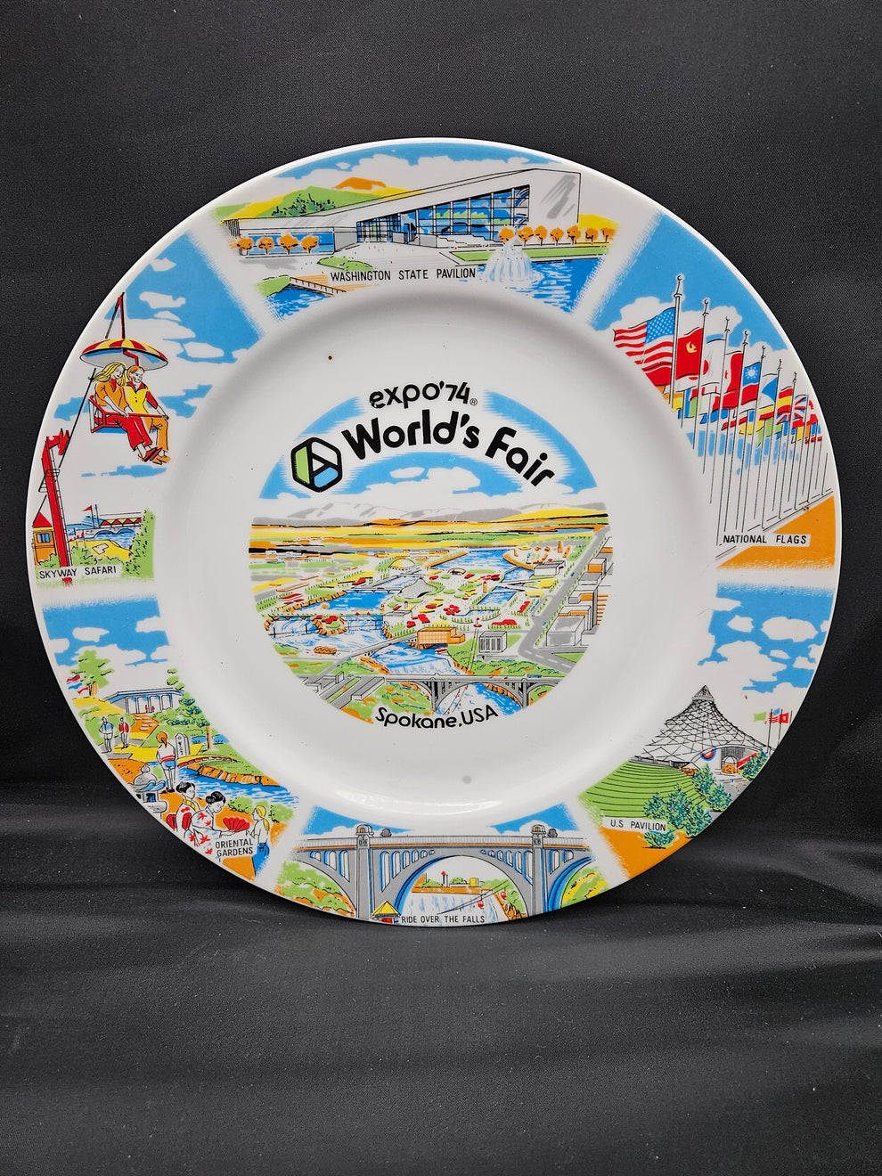 Vintage original Expo '74 plate – The White Elephant Store